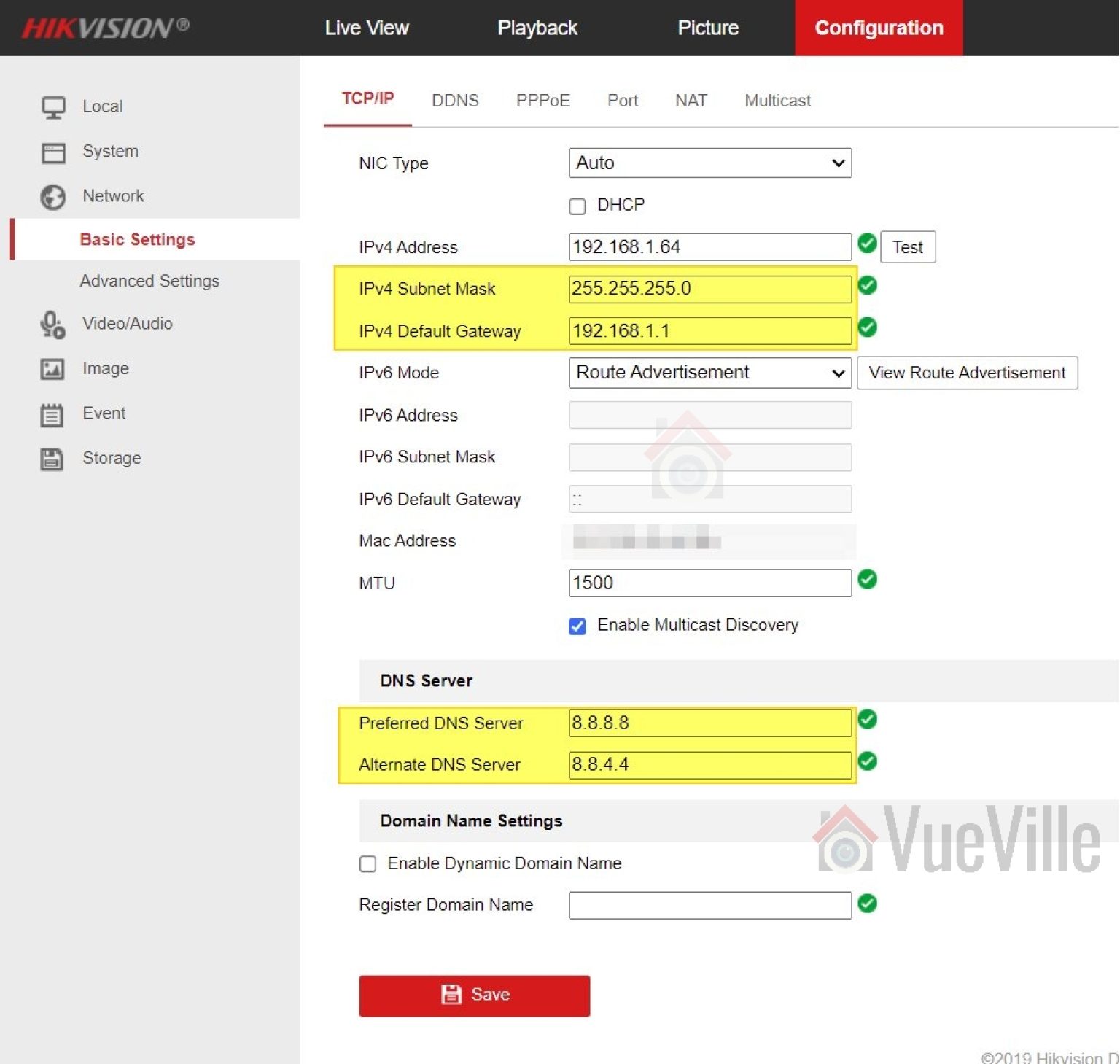 Set up motion detection email alerts on your Hikvision camera - VueVille